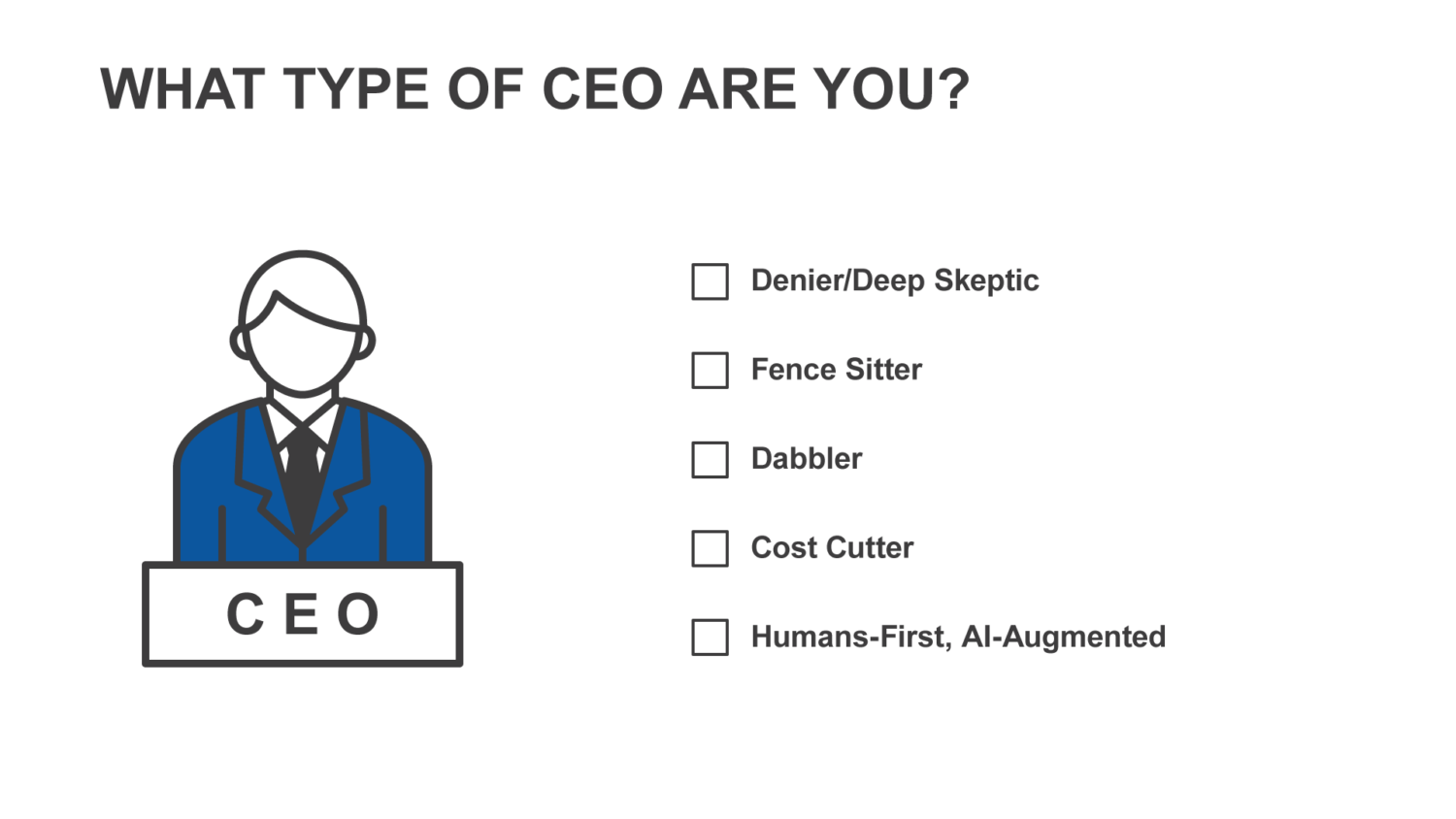Embracing Gen AI: Which Type of CEO Are You? - The Bolton Group